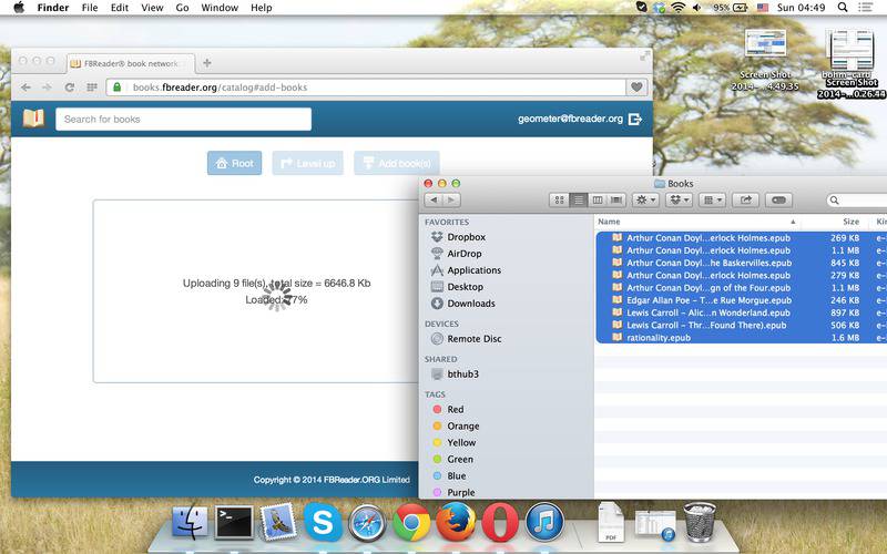 FBReader and the book network: an illustrated guide